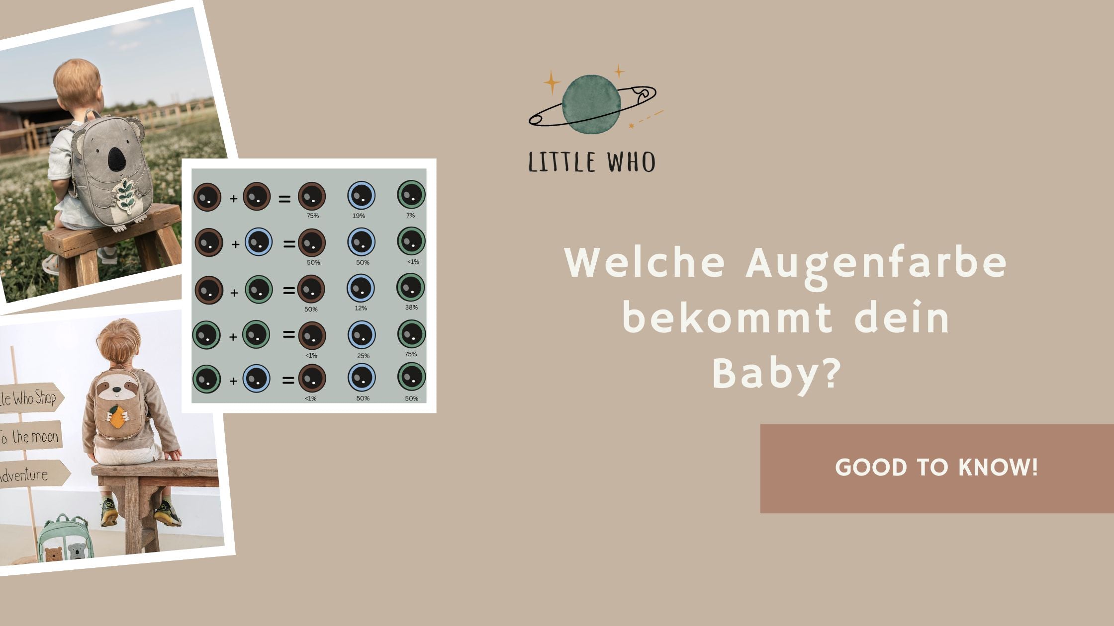 Blaue, grüne oder braune Augen – welche Augenfarbe bekommt dein Baby ...